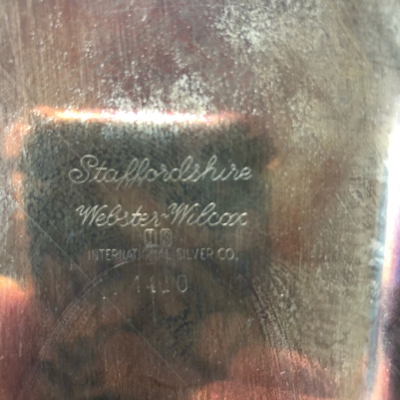staffordshire Webster Wilcox | Dining | Staffordshire Silver Platter ...